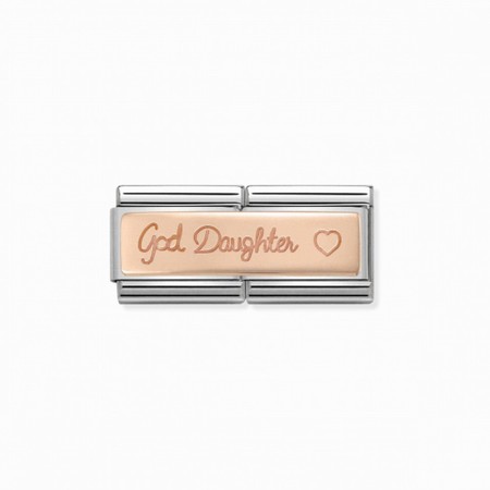 Nomination Gold Daughter Composable Charm - McCloys Jewellery