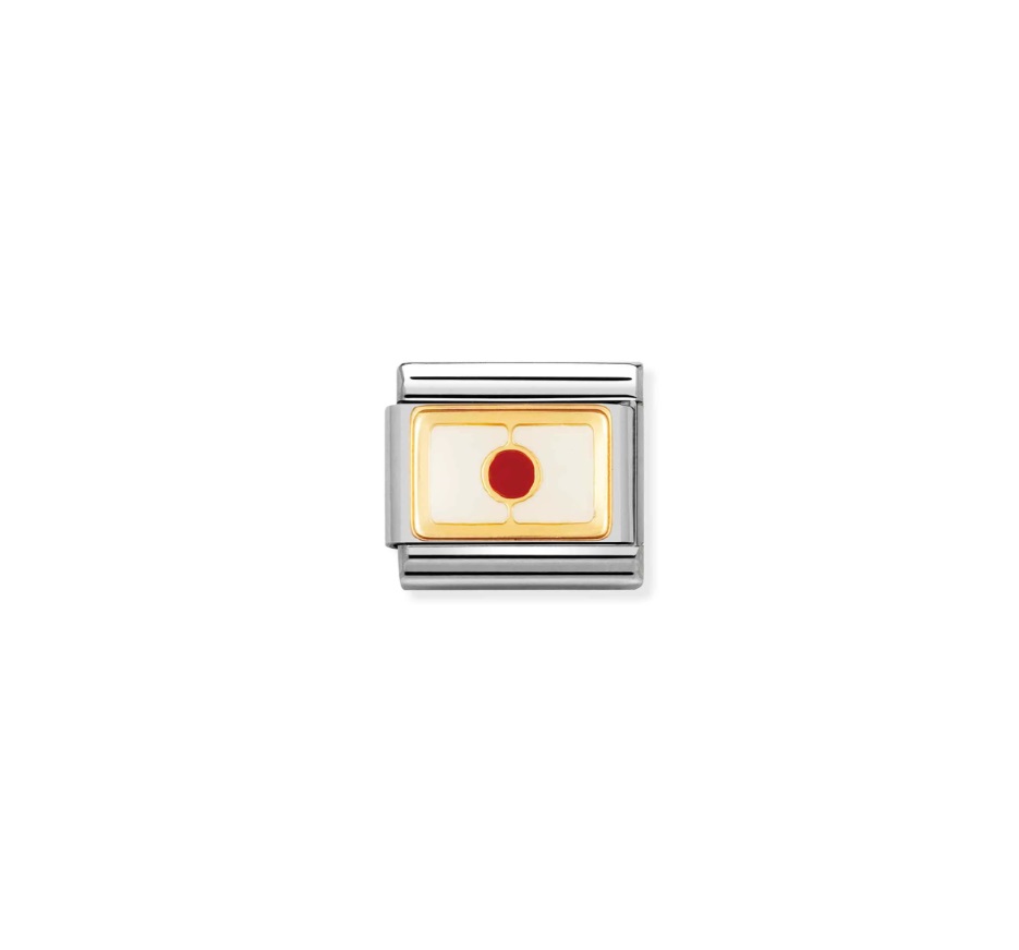 Nomination Gold Japan Flag Charm 030236/01 | McCloys Jewellery ...