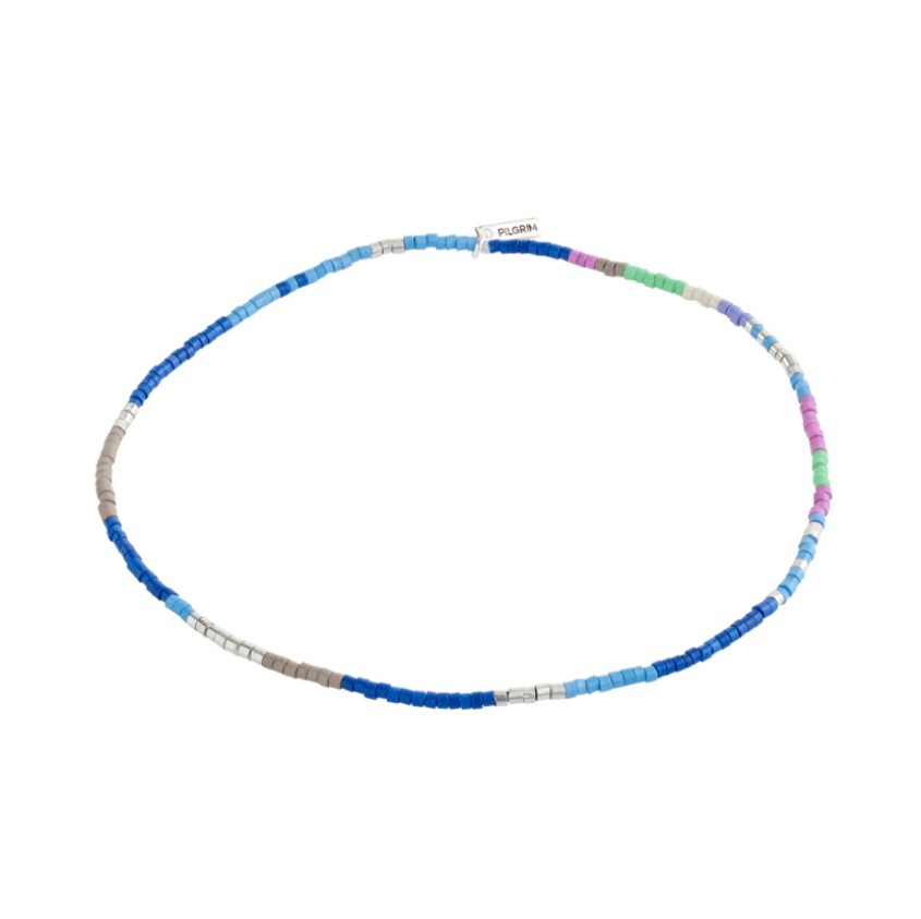 Pilgrim Alison Blue & Silver Ankle Chain - McCloys Jewellery