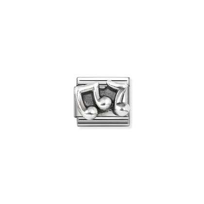 Nomination Silver Music Notes Composable Charm - McCloys Jewellery