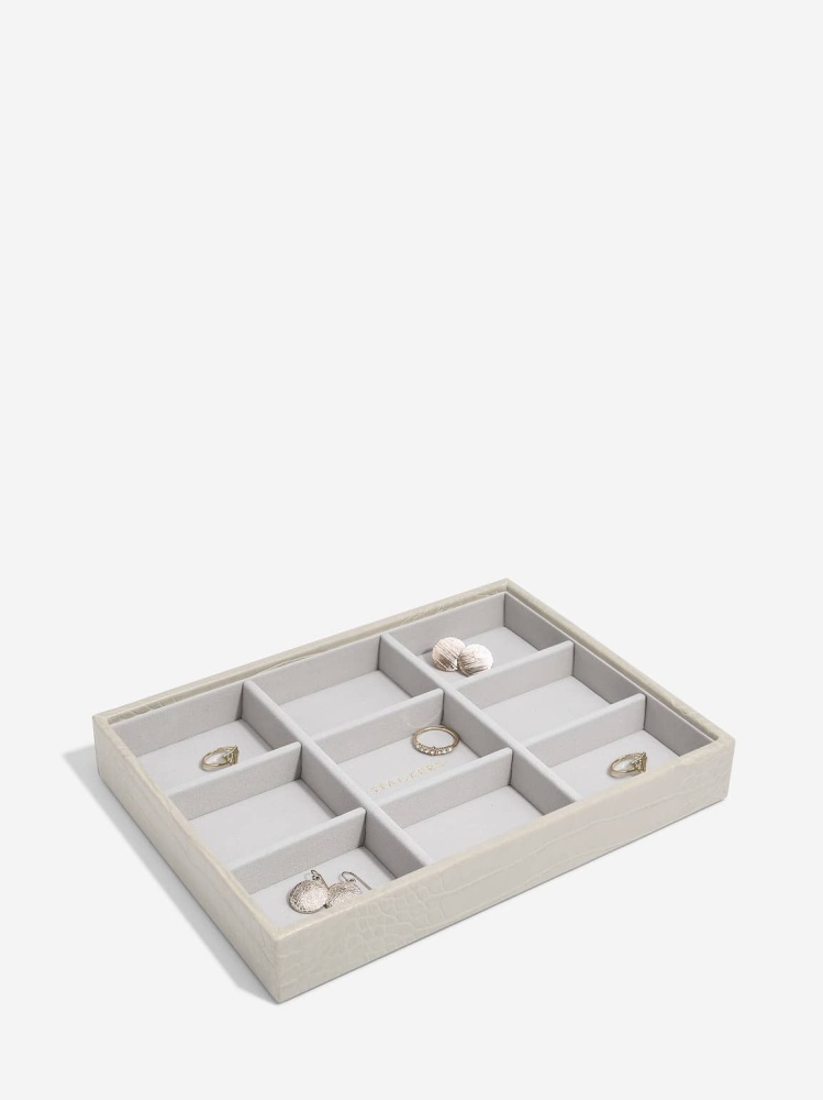 Stackers Classic Statement Layer - Putty Croc - McCloys Jewellery