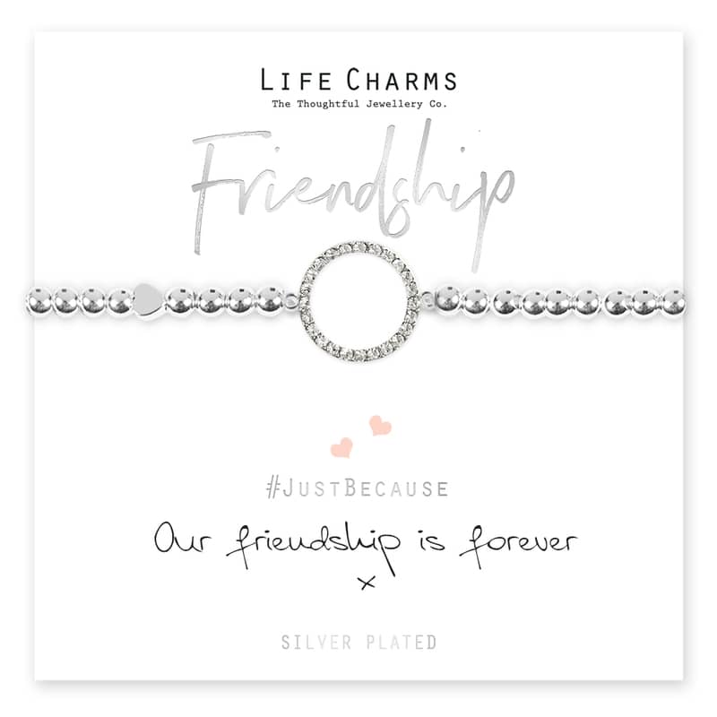 Life Charms Our Friendship Is Forever Bracelet - McCloys Jewellery