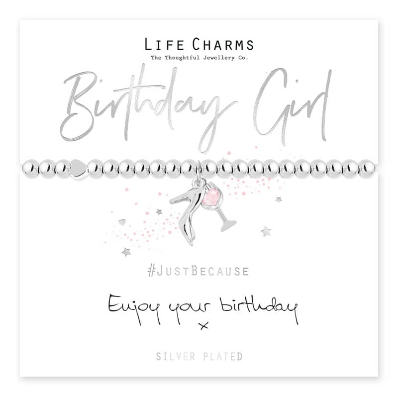 Life Charms Birthday Girl Bracelet - McCloys Jewellery