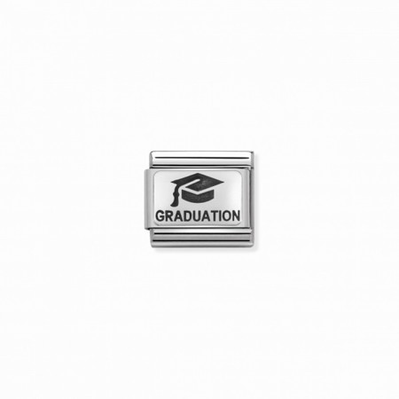 Nomination Silver Graduation Hat Composable Charm - McCloys Jewellery