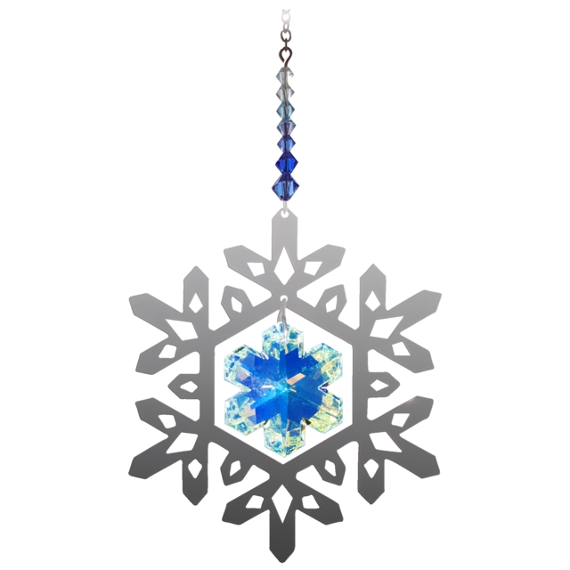 Wild Things Pure Radiance Large Snowflake Royal Blue - McCloys Jewellery